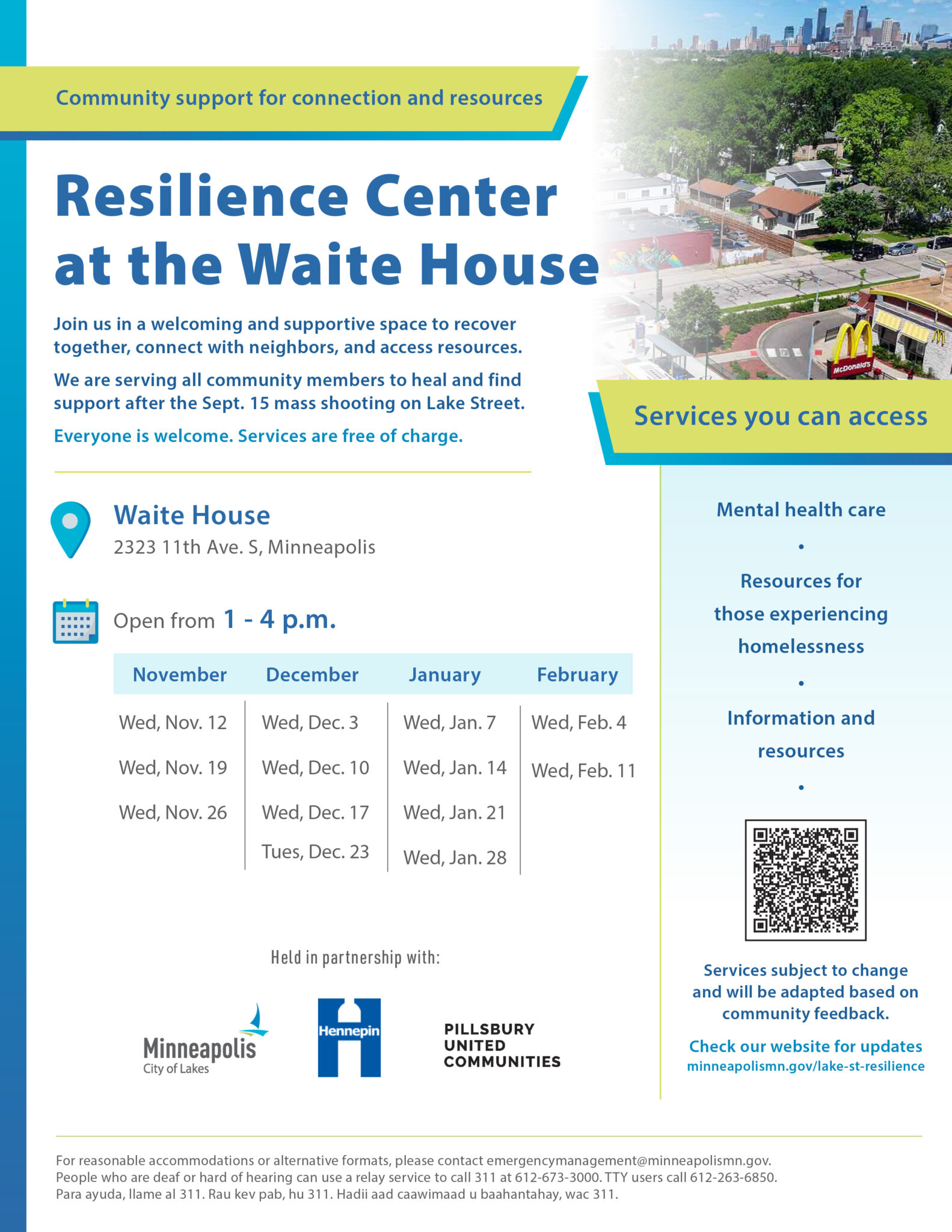 Community Support at the Resilience Center – Waite House | Pillsbury ...